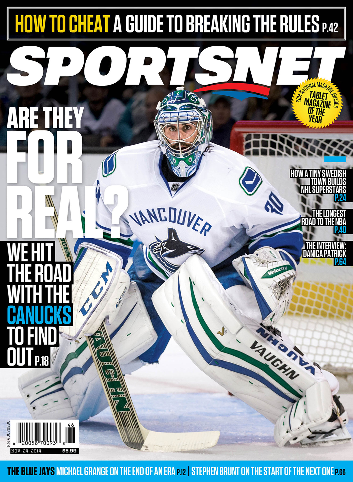 Magazine: On the road with the Canucks