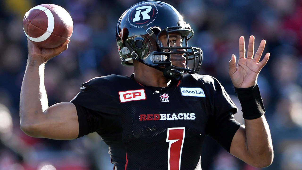 Burris scores two rushing touchdowns as Redblacks edge Tiger-Cats
