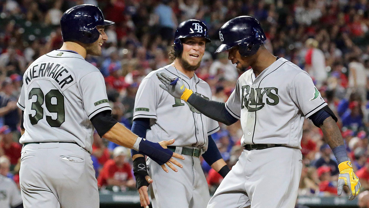 Tim Beckham hits go-ahead three-run homer as Rays beat Rangers | 15...