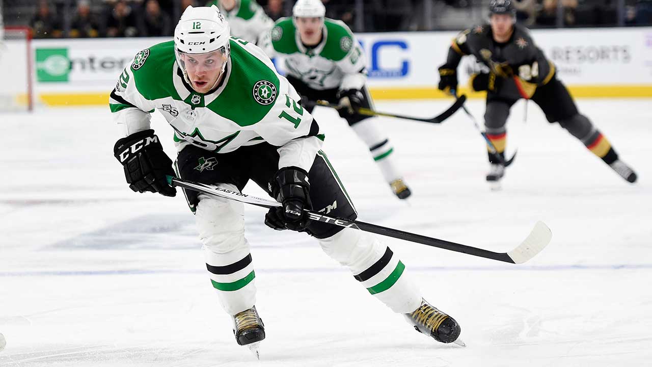 Faksa's first career hat trick provides all the offence in Stars wi...