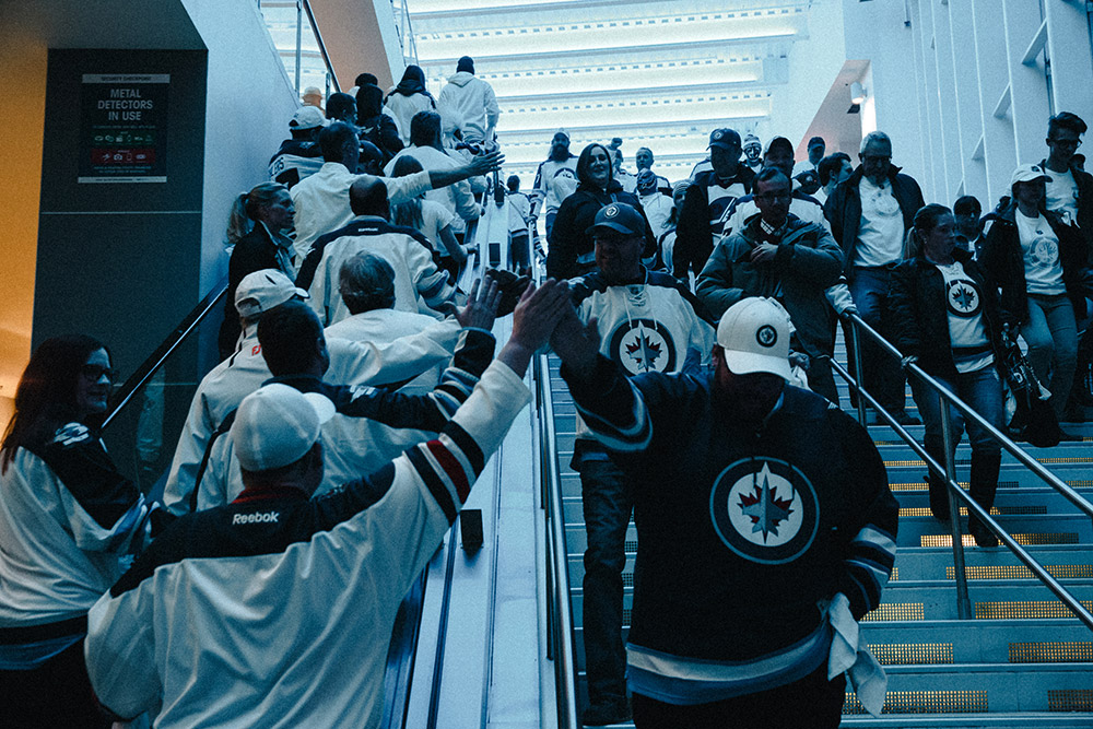 Inside the Winnipeg Whiteout during Jets Stanley Cup Playoffs games
