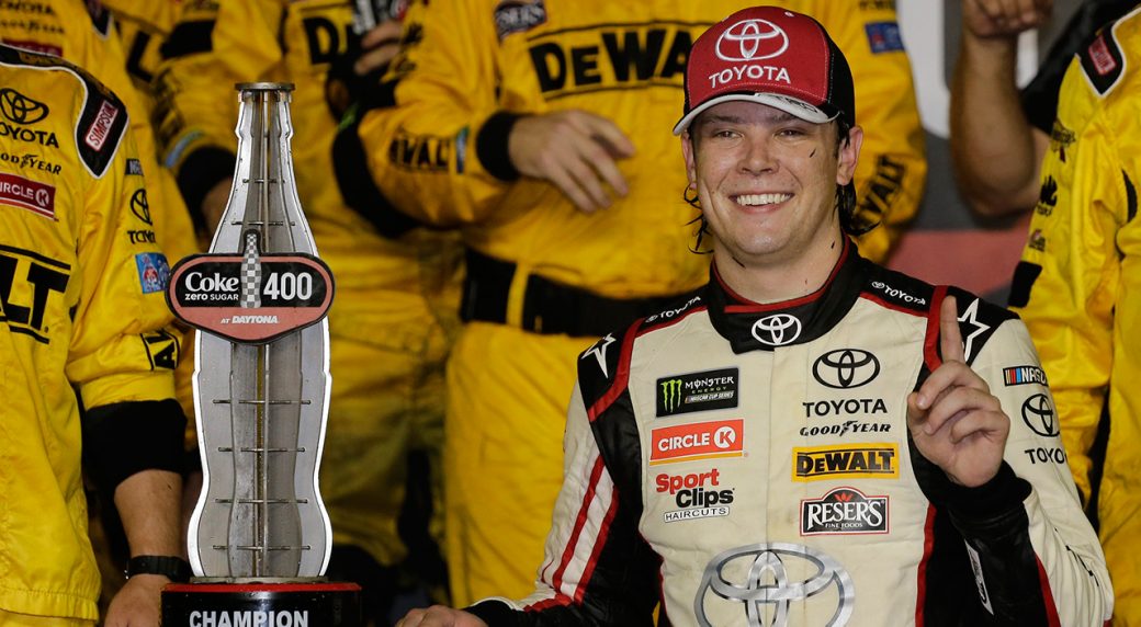 Erik Jones wins crash-filled race for first NASCAR Cup victory ...