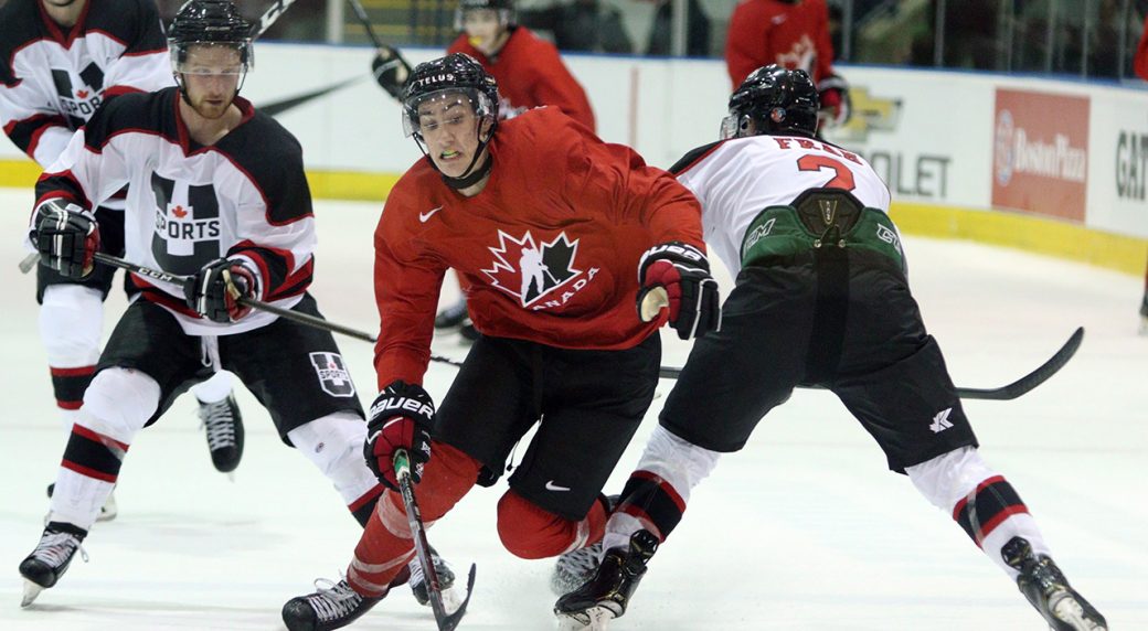 Canada's Alex Formenton listed day-to-day with leg injury - Sportsnet.ca